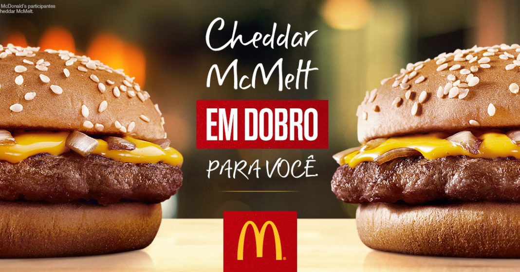Leve Cheddar McMelt em Dobro nesta promoção do McDonald's. Pegue seu ...