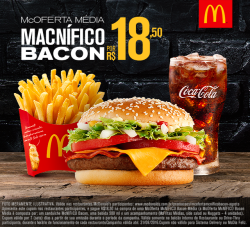 McOferta McNífico Bacon por R$ 18,50. Pegue seu cupom - GKPB - Geek ...