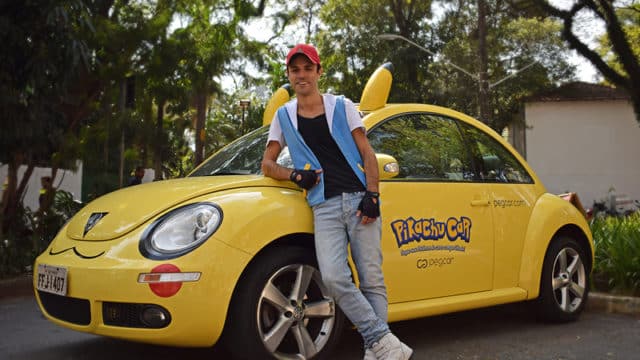 Você já pode alugar um "Pikachu Car" para caçar Pokémon Go - GKPB ...
