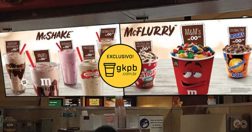 McDonald's lança Milk-Shake de M&M's - GKPB - Geek Publicitário