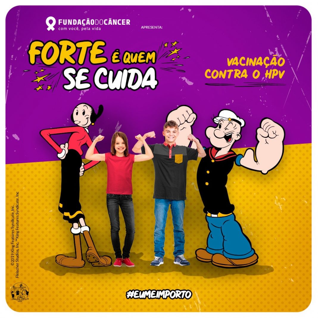 Popeye e Fundação do Câncer juntos em campanhas de conscientização ...