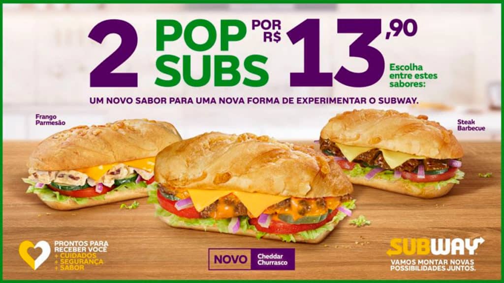 Subway lança novo sabor para a linha Pop Subs - GKPB - Geek Publicitário