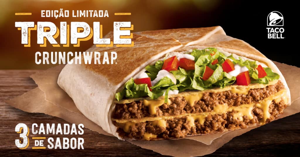 Taco Bell lança Triple Crunchwrap - GKPB - Geek Publicitário