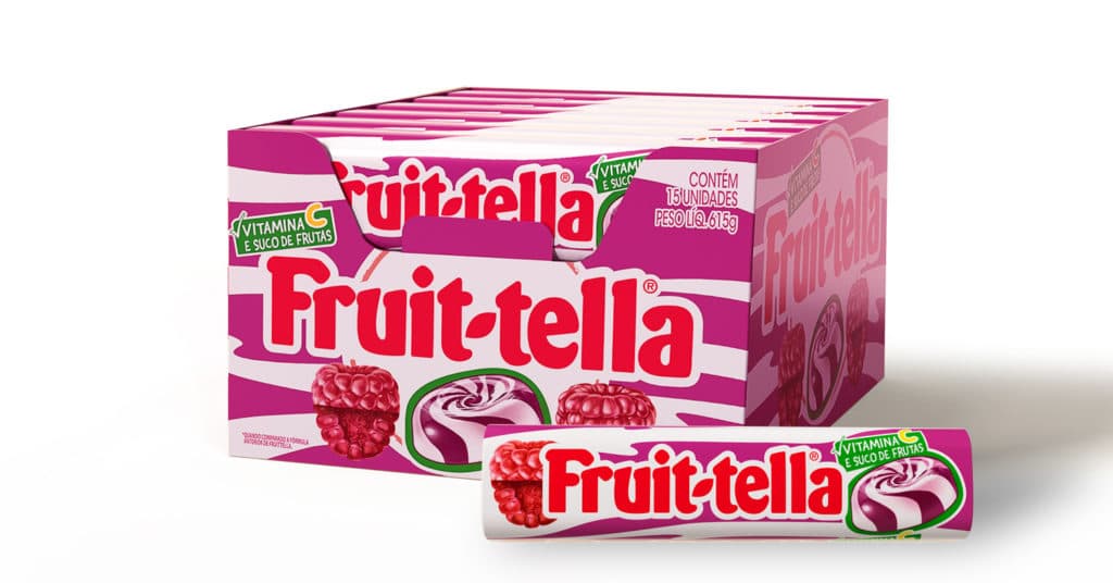 Fruittella lança sabor framboesa e creme - GKPB - Geek Publicitário