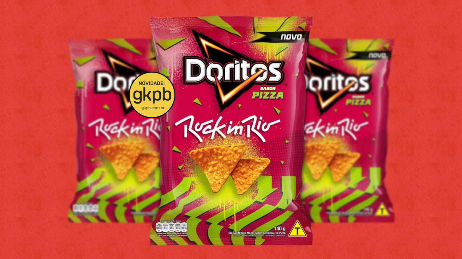 Doritos lança novo sabor Pizza para Rock in Rio - GKPB - Geek Publicitário