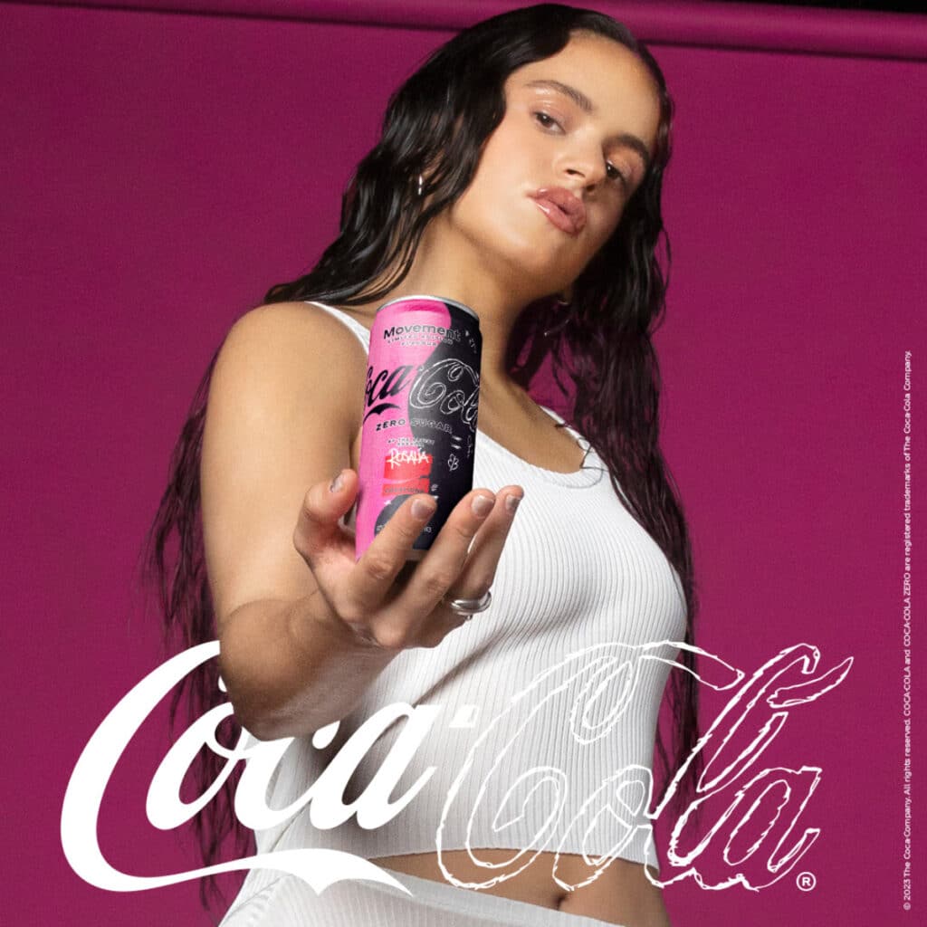 Coca-Cola lança sabor inédito em parceria com a cantora Rosalía - GKPB ...