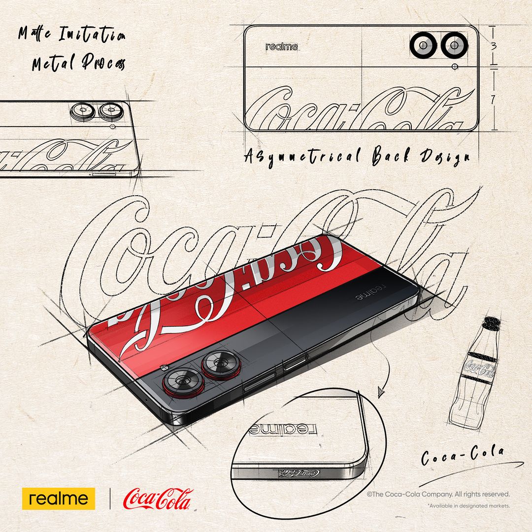 Coca-Cola cria edição especial de smartphone em collab com a Realme ...