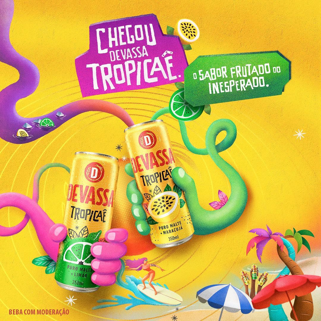 Devassa Tropicaê chega com os sabores Limão e Maracujá - GKPB - Geek ...