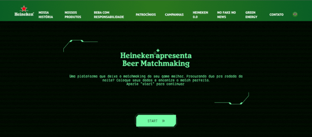 Heineken cria site para match entre gamers - GKPB - Geek Publicitário
