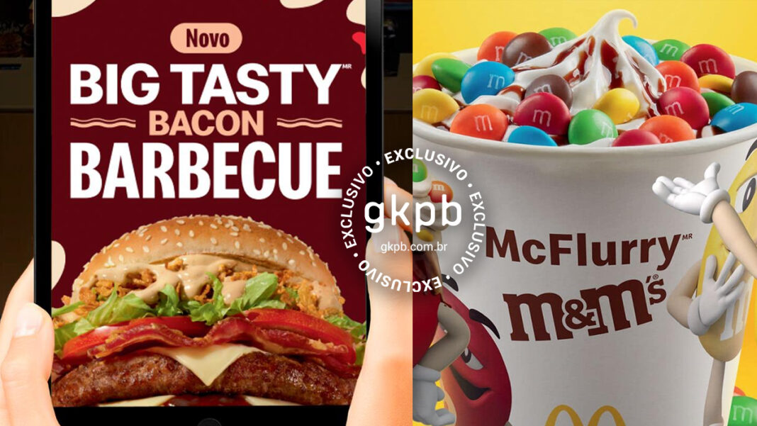 McDonald's lança novo Big Tasty Bacon Barbecue e traz McFlurry M&M's de ...