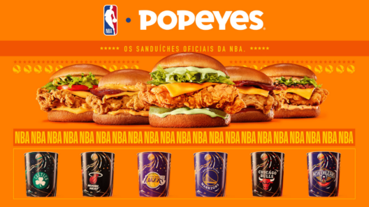 Popeyes cria lanches inspirados nos times da NBA - GKPB - Geek Publicitário
