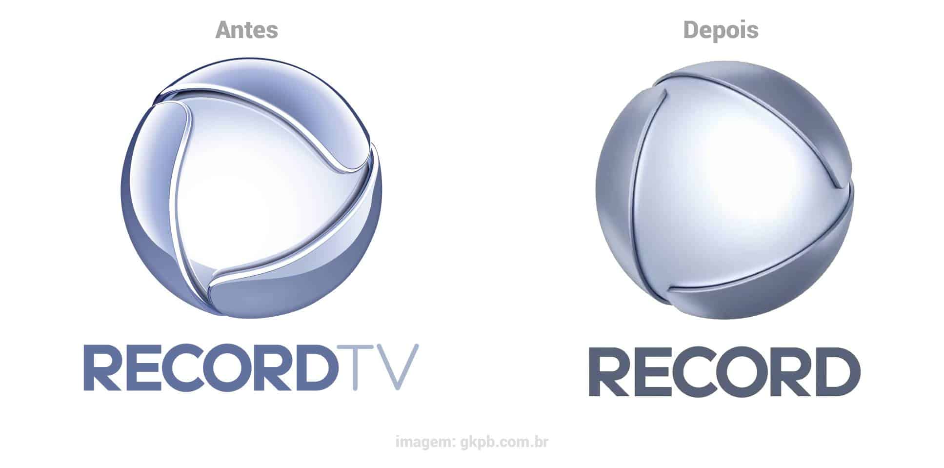 Este é o novo logo da Record - GKPB - Geek Publicitário