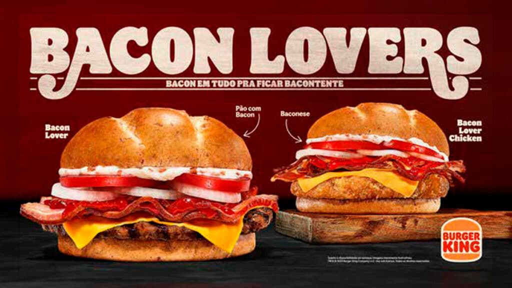 Burger King apresenta novo combo 'Bacon Lovers' - GKPB - Geek Publicitário