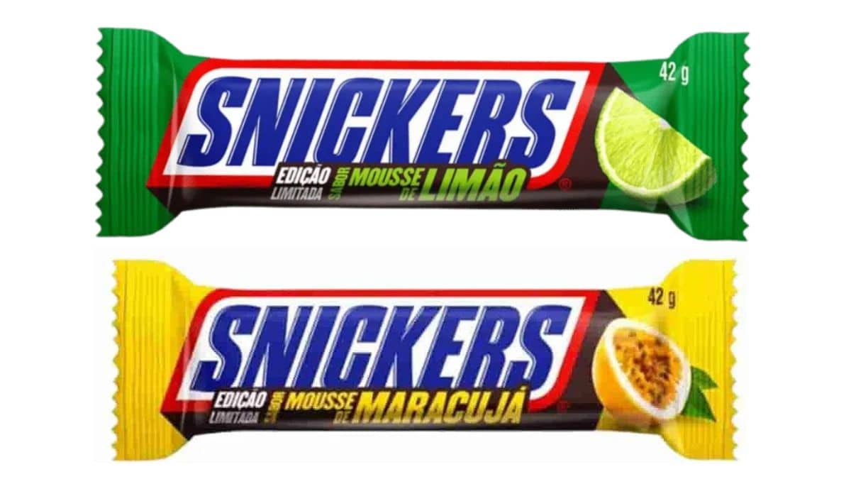 Snickers traz de volta as versões "Mousse de Limão e "Mousse de ...
