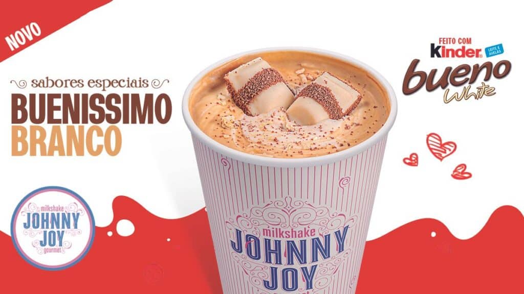 Johnny Joy lança milk-shake 'Buenissimo Branco' em parceria com a ...