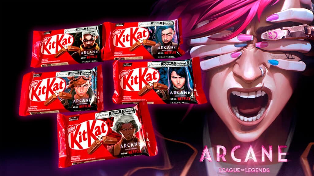 KitKat ganha edição limitada de Arcane - GKPB - Geek Publicitário