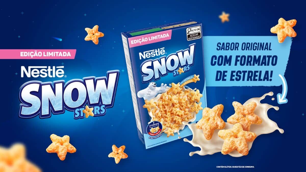 Nestlé lança Snow Stars: cereal em formato de estrela em edição ...