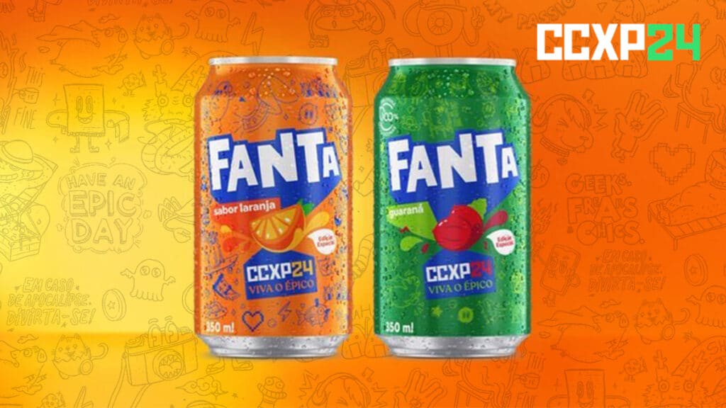 Fanta cria lata personalizada para a CCXP24 - GKPB - Geek Publicitário