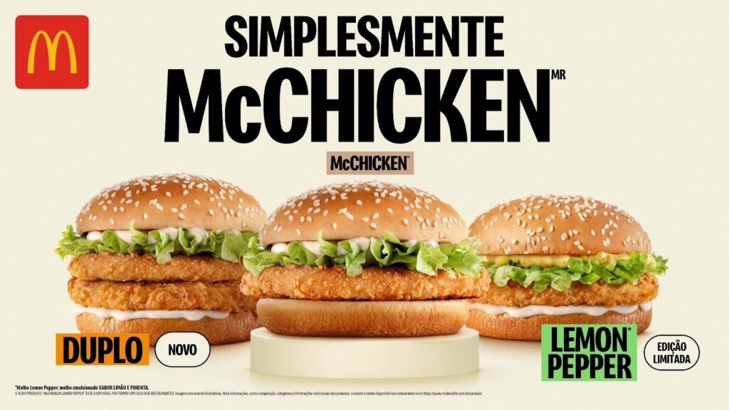 McChicken ganha novas edições Duplo e Lemon Pepper - GKPB - Geek ...