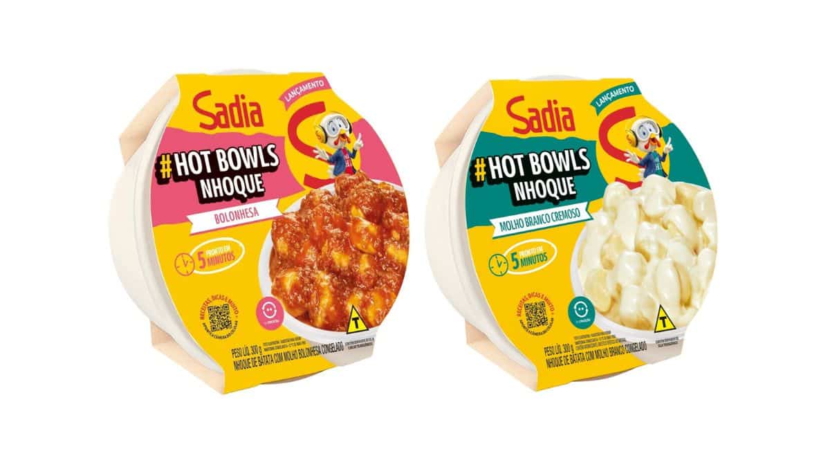 Sadia lança Hot Bowls de Nhoque Bolonhesa e Molho Branco Cremoso - GKPB ...