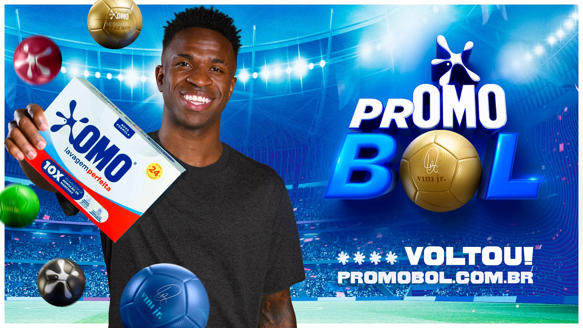 OMOBol: após 20 anos, OMO traz bolas de futebol de volta - GKPB - Geek Publicitário