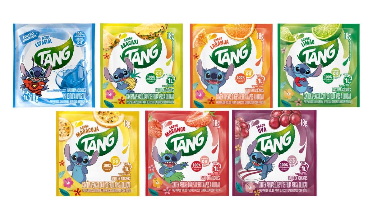 Tang lança novo sabor e embalagens temáticas de Stitch - GKPB - Geek ...
