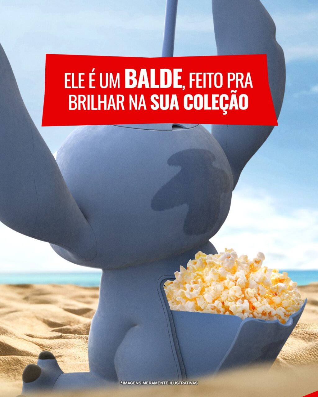 Cinemark anuncia balde-copo colecionável do Stitch em edição especial ...