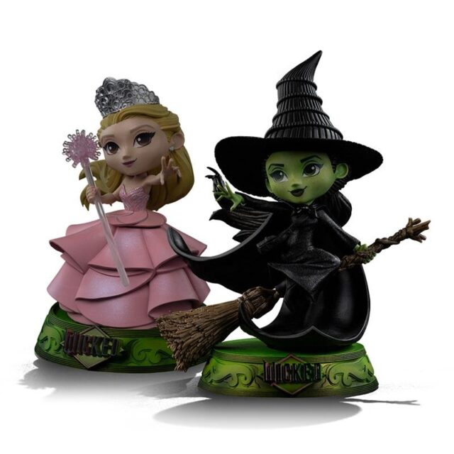 Iron Studios anuncia colecionáveis MiniCo de Elphaba e Glinda, de ...