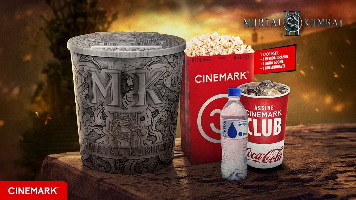 Cinemark lança balde de pipoca colecionável para Mortal Kombat 2 - GKPB ...