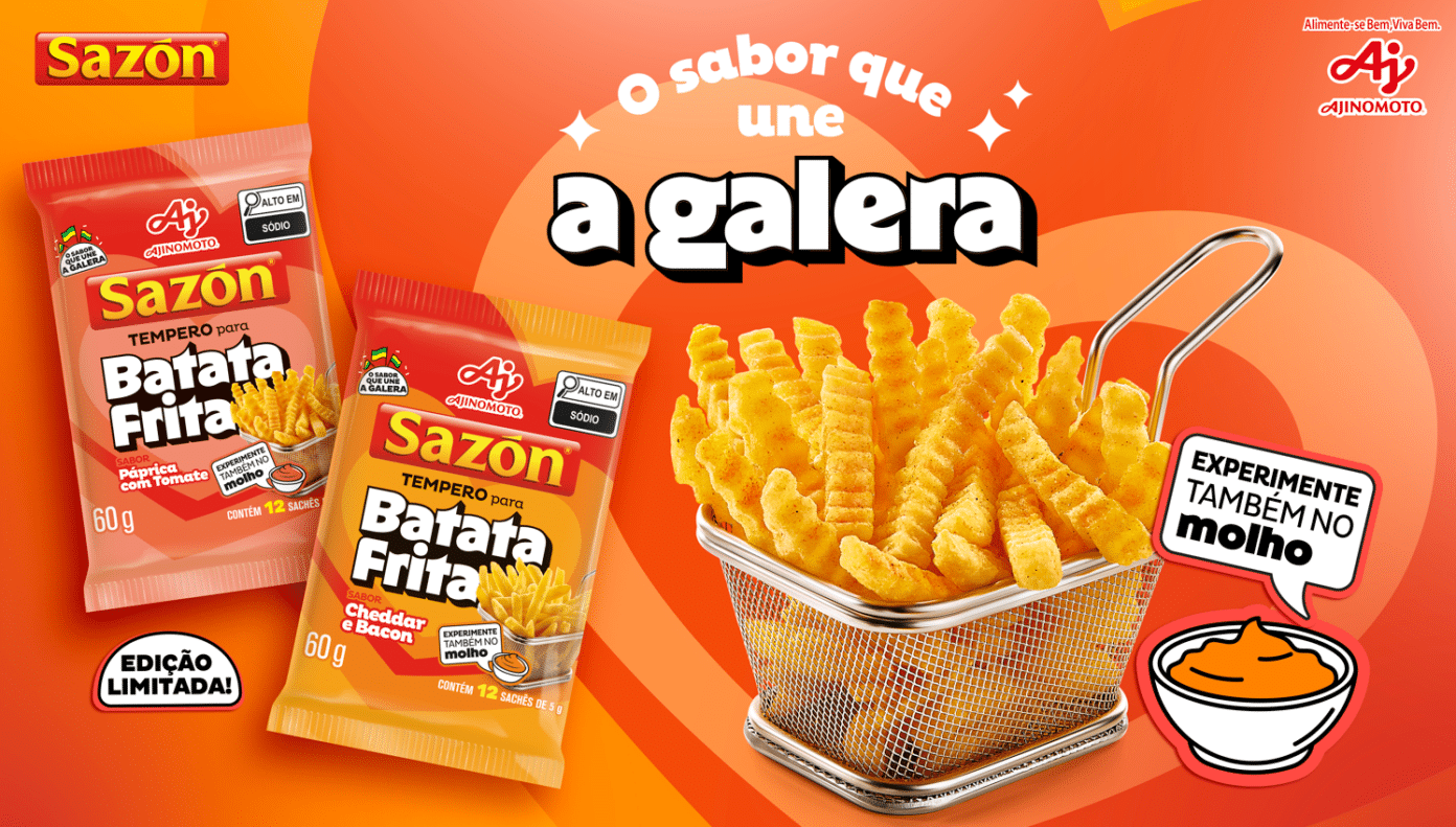 SAZÓN lança Tempero para Batata Frita com ação especial na Avenida ...