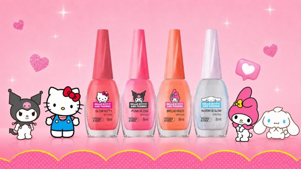 Colorama e Sanrio se unem em coleção de esmaltes de Hello Kitty and ...