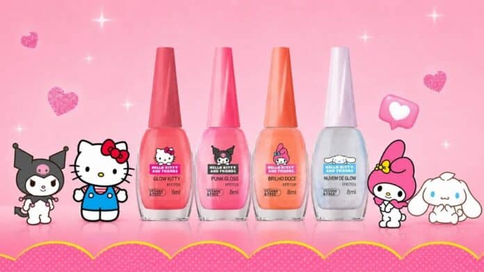 Colorama e Sanrio se unem em coleção de esmaltes de Hello Kitty and ...