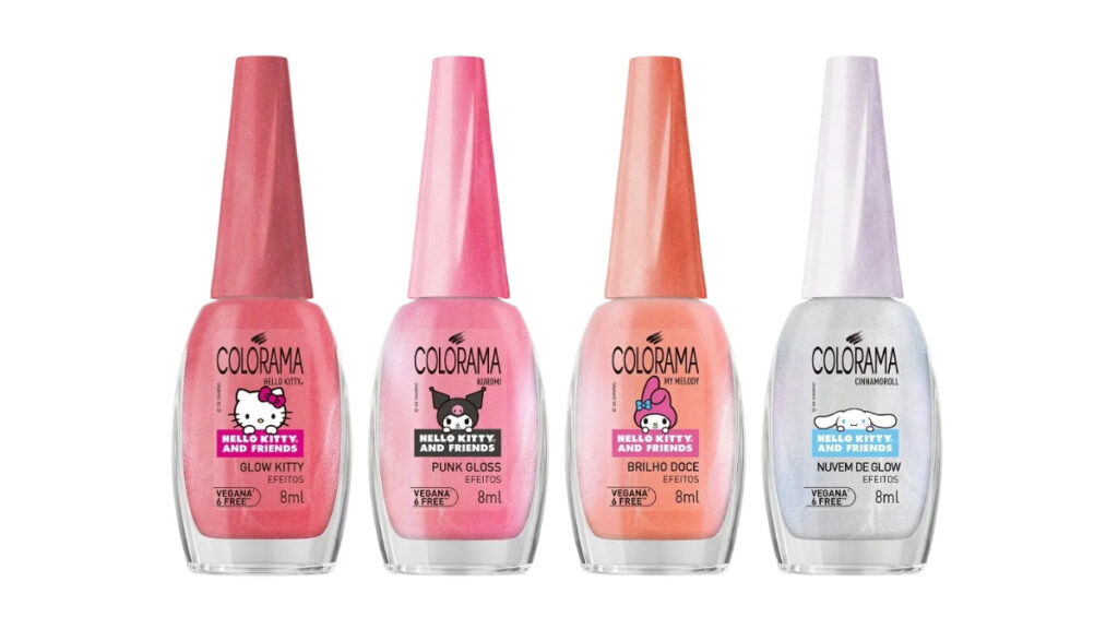 Colorama e Sanrio se unem em coleção de esmaltes de Hello Kitty and ...