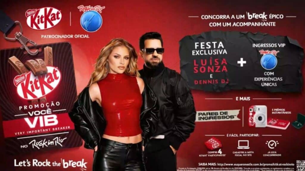 KitKat leva fãs para a área VIP do Rock in Rio em nova promoção - GKPB ...